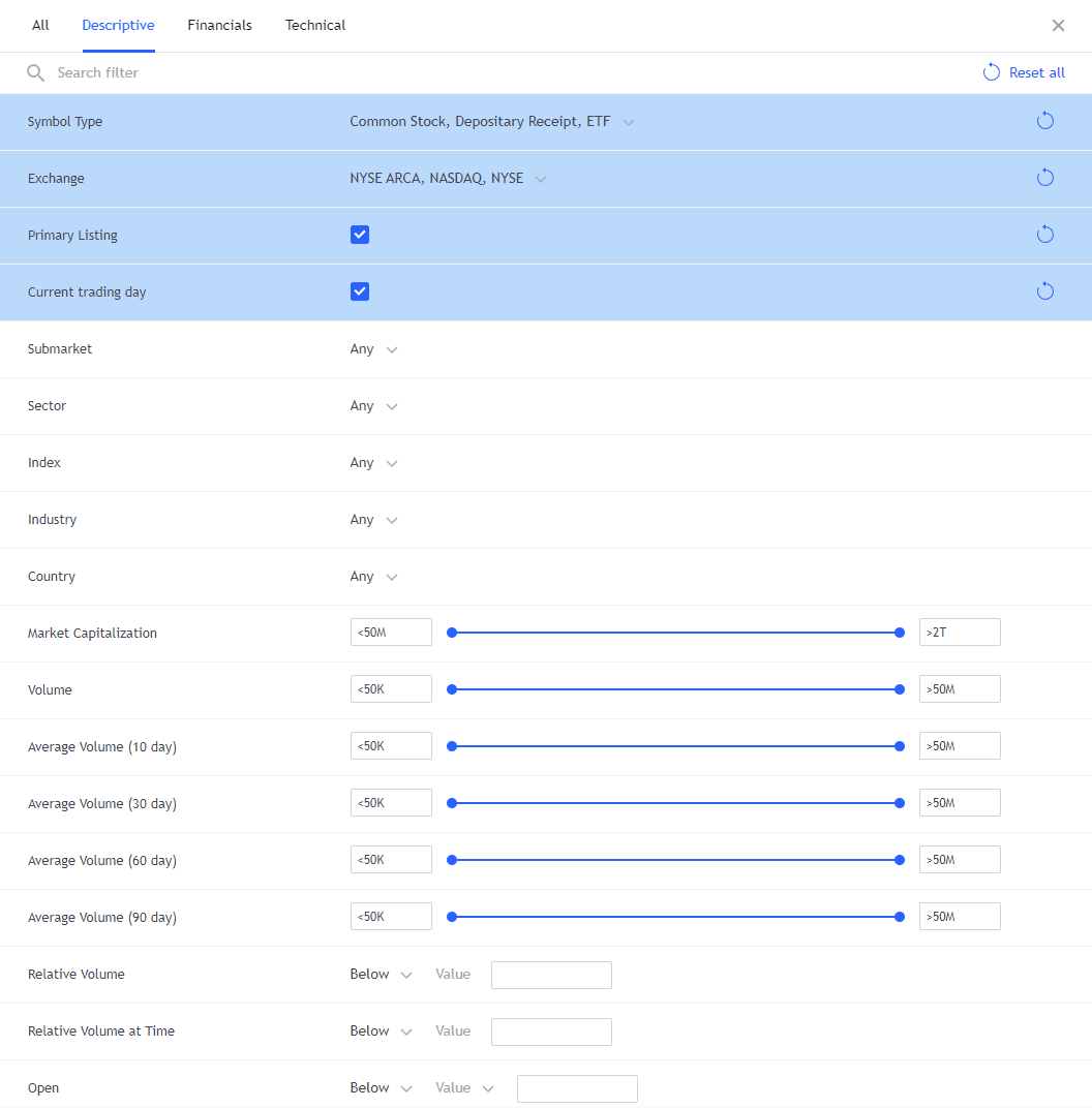 How to Use the TradingView Stock Screener to Find Stocks to Trade